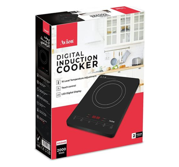 Avion Digital Induction Cooker(AIC94D) | 10Level Temperature Adjustment ...